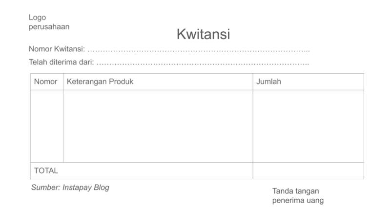 Contoh Kwitansi & Cara Mudah Membuatnya ...